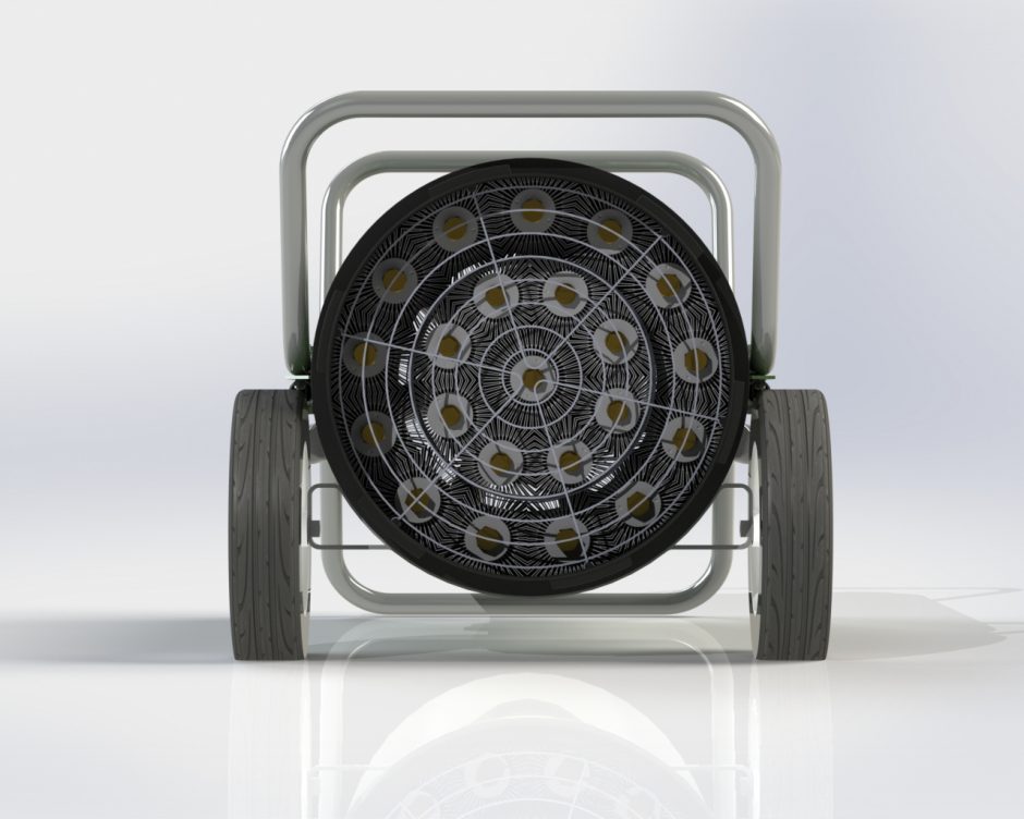 HW 103 HH är en specialutvecklad maskin för byggvärme, tork, skador