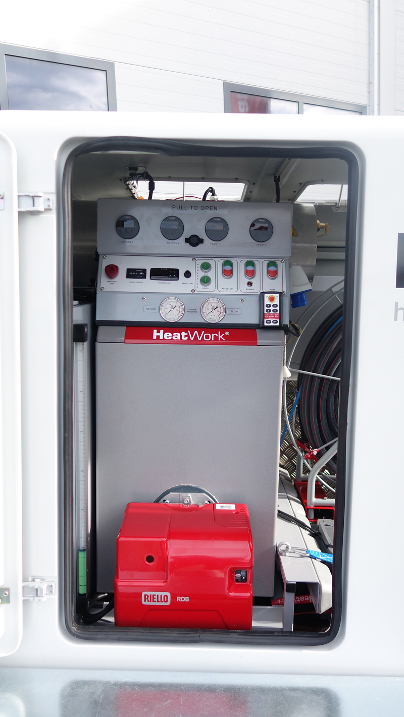 HW 103. Specially-designed machine for building heating, drying, damage ...